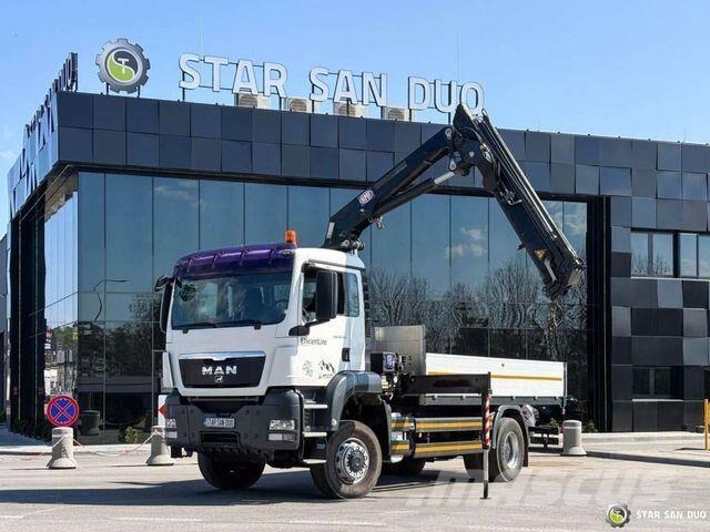 Man TGS 18.360 4x4 HMF 1720 K-4 HDS Crane Kran, 2009, Budapest, Hongrie ...