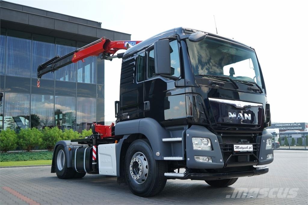 Man TGS 18.480 / 4x2 / HDS HMF 1820 K6 / WYSIEG 17,2 m, 2016, Budapest ...