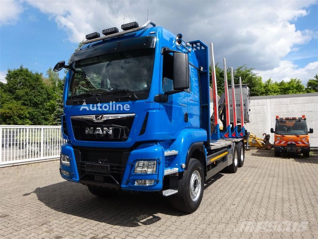 Man TGS 26.510 - Timber truck+crane, 2021, Budapest, Hungary - Mascus UK