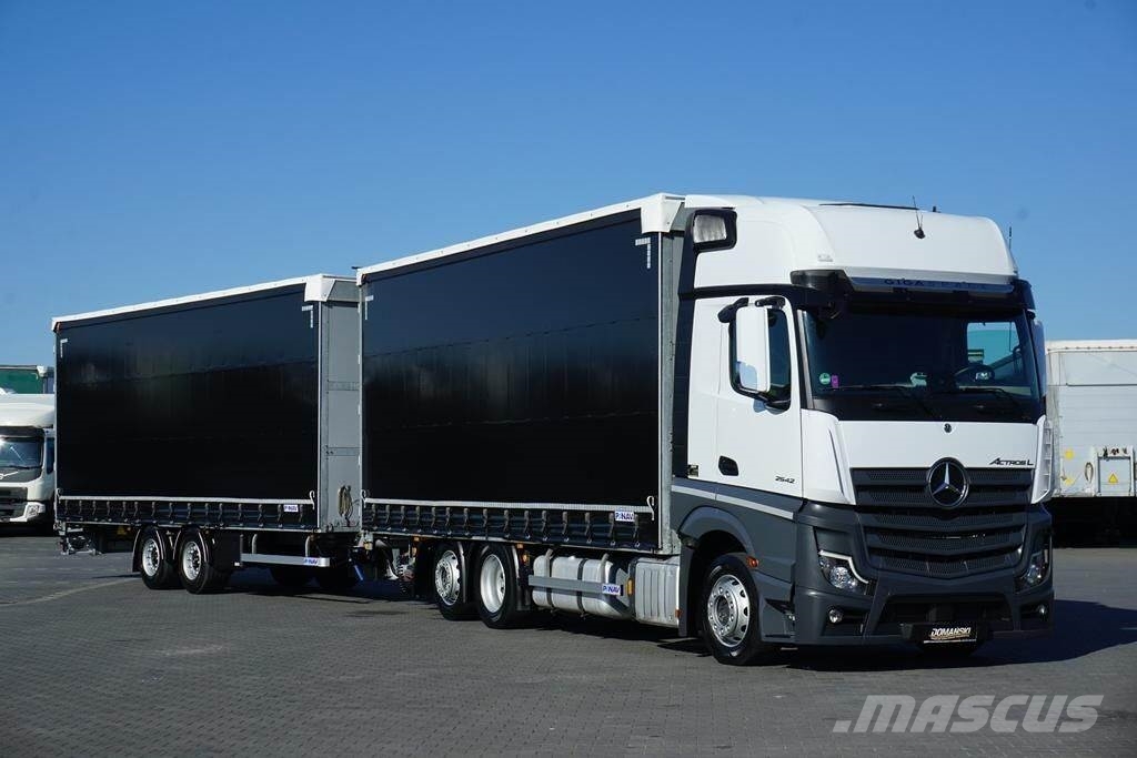Mercedes-Benz ACTROS / 2542 / ACC / E 6 / MP 5 / ZESTAW PRZESTRZ ...