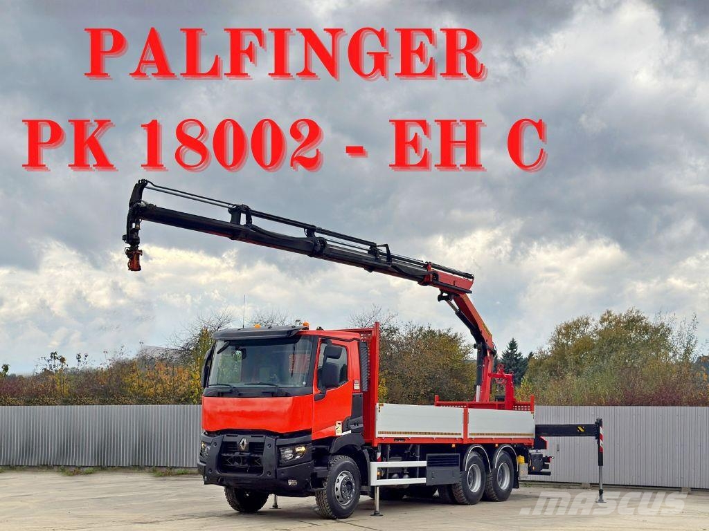 Renault C430 * PALFINGER PK 18002 - EHC + FUNK/ 6x4, Budapest, Hungary ...