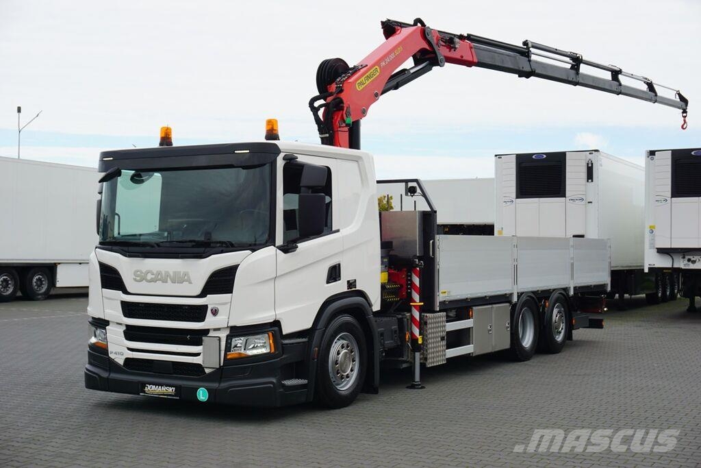 Scania P 410 / 6 X 2 / SKRZYNIOWY + HDS / PALFINGER PK 24, 2022 ...