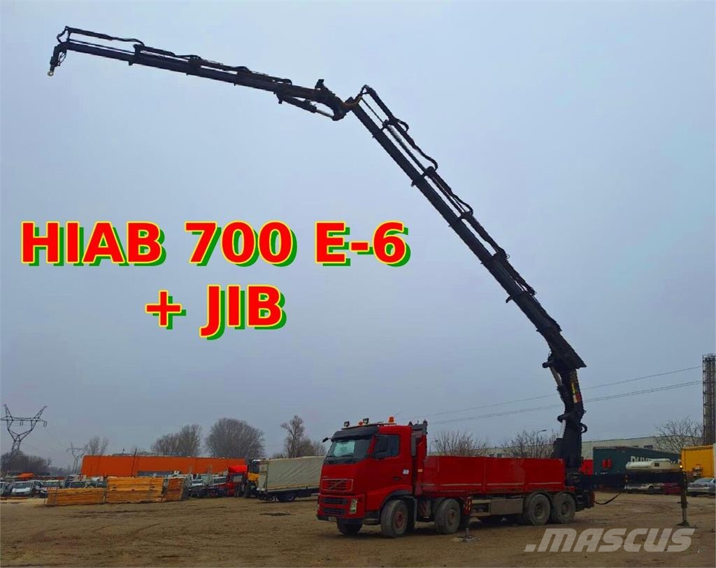 Volvo FH 440 8x4 - Pritsche / HIAB XS 700E-6 Crane + JIB, 2009 ...