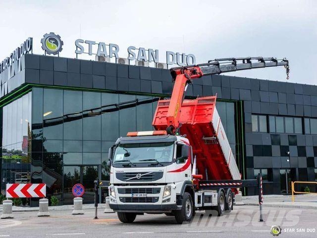 Volvo FM 410 6x2 PALFINGER PK 26002 EH Crane Tipper, 2011, Budapest ...