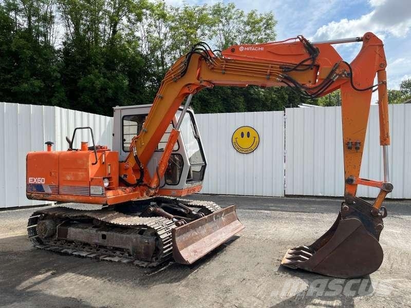 Hitachi EX60, 1990, Neuville saint-Amand, France - Used crawler ...