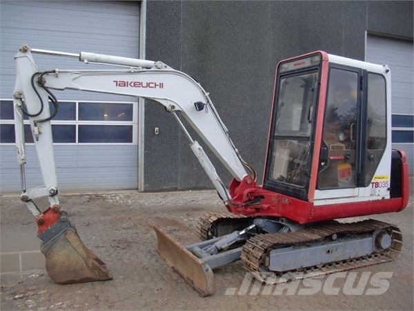 Takeuchi TB035, 1997, Denmark - Used mini excavators