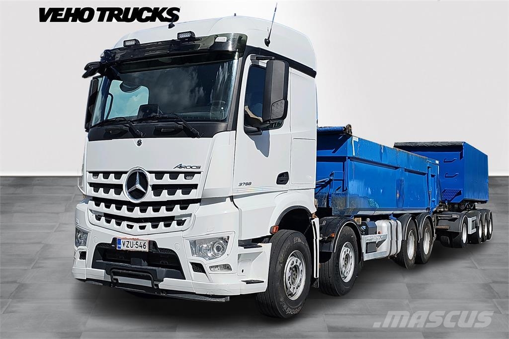 Mercedes-Benz AROCS 3758 L 8x4, 2019, Tampere, Suomi - Käytetyt sora ...